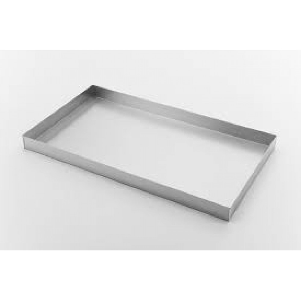 Tava, copt inox, patiserie, cofetarie, 30X40X5 cm, 1 mm